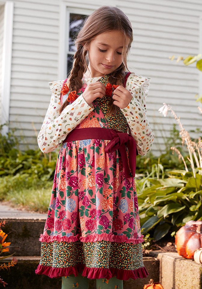 Girls Matilda Jane Choose your own path Fall Bouquet Dress size 4 NWT ...
