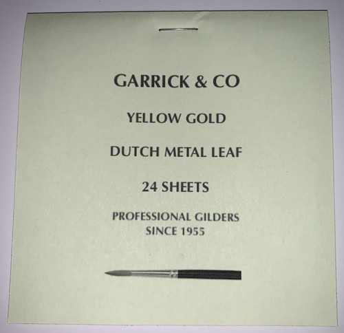 DUTCH METAL LOOSE LEAF YELLOW GOLD BY GARRICK & CO. 120 SHEETS. 5 ...