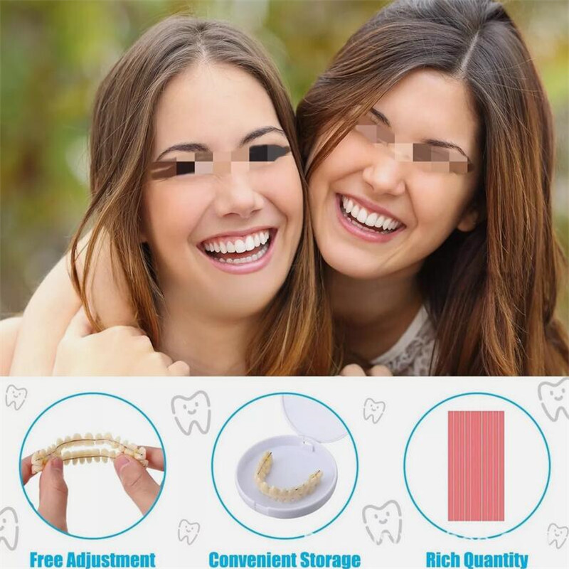 DIY Denture Repair Kit Full set Dental Upper & Lower False Teeth Kit ...