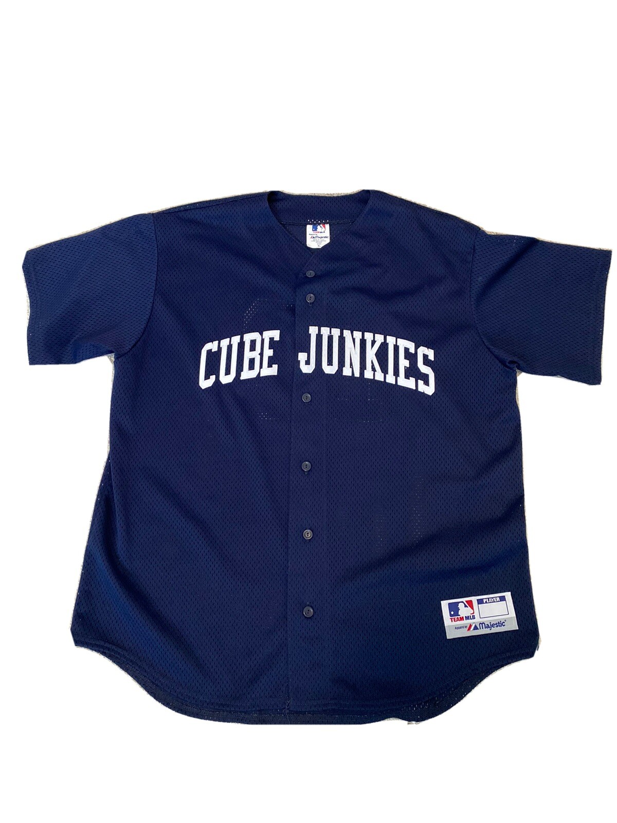 Majestic baseball jersey Custom Cube Junkies | eBay