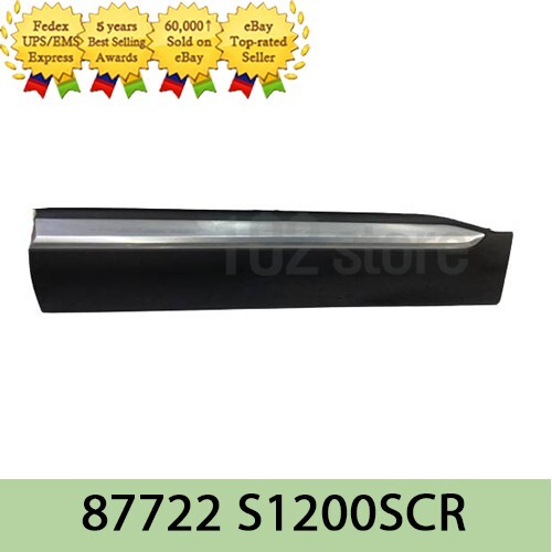 OEM GENUINE 87722S1200SCR Front Door Lower Molding RH for Hyundai Santa ...