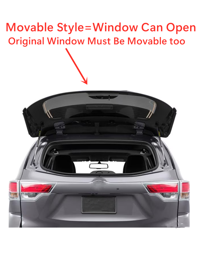 Fit 2014-2019 Toyota Highlander Rear Back Window Back Glass Heated ...