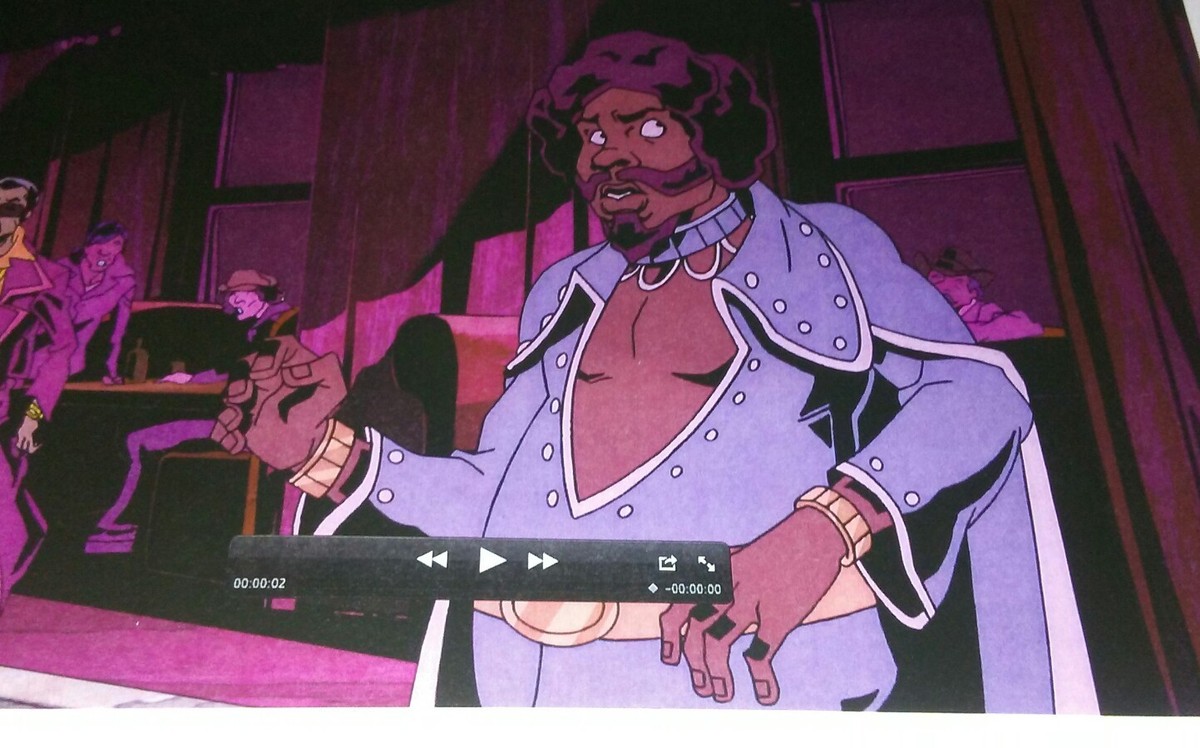 Black Dynamite Cartoon Bullhorn