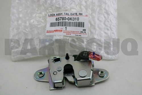 657800K010 Genuine Toyota LOCK ASSY, TAIL GATE, RH 65780-0K010 | eBay