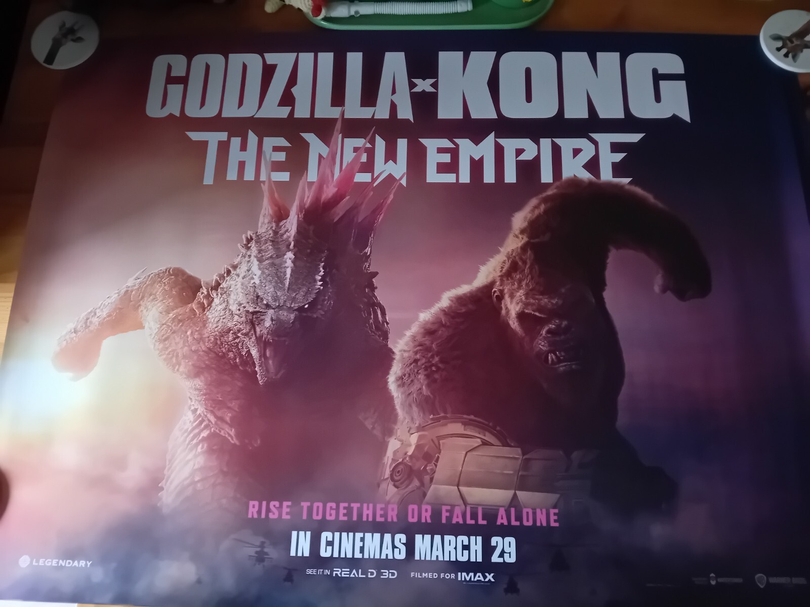 Godzilla X Kong: The New Empire 30”x40” | Grelly UK