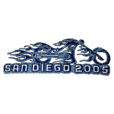 San Diego California Motorcycle Rally 2005 Patch For Hat Jacket ...