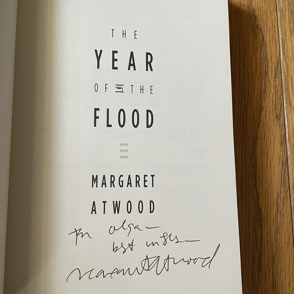 Margaret Atwood MADDADDAM TRILOGY ORYX AND CRAKE THE YEAR Signed 1st ed ...