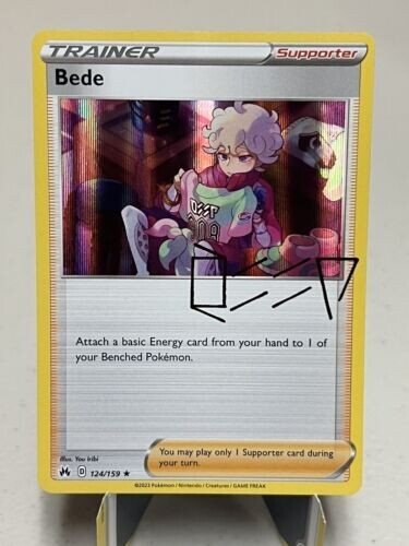 Bede 124/159 Holo Rare - NM Crown Zenith Pokemon | eBay