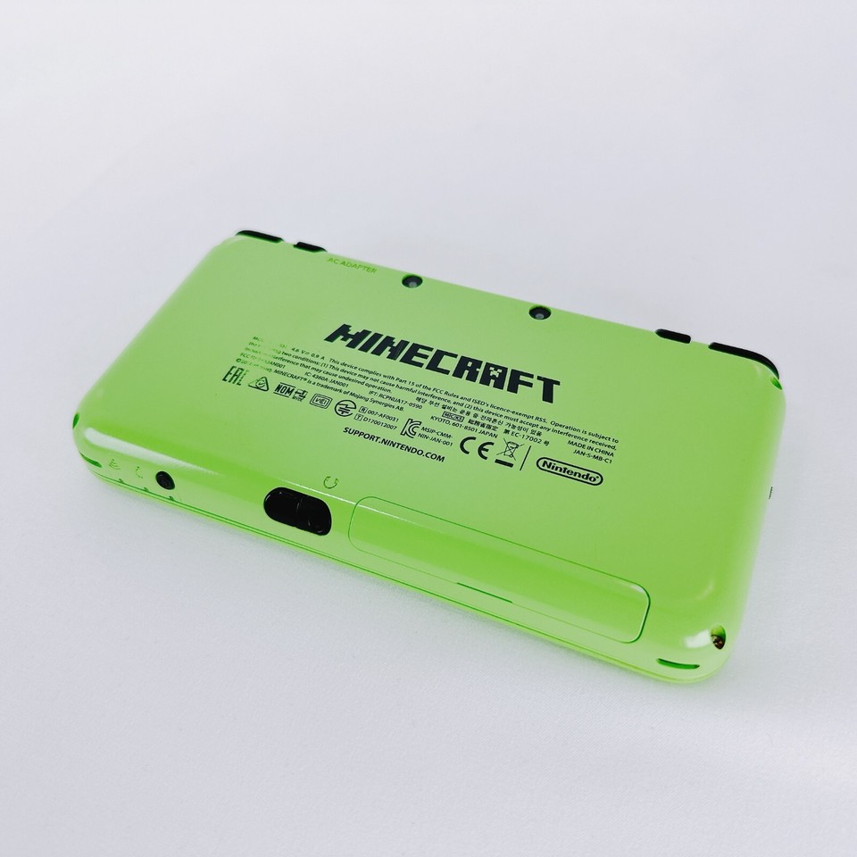 Nintendo 2DS LL XL MINECRAFT CREEPER EDITION Console USED 4902370539752 ...