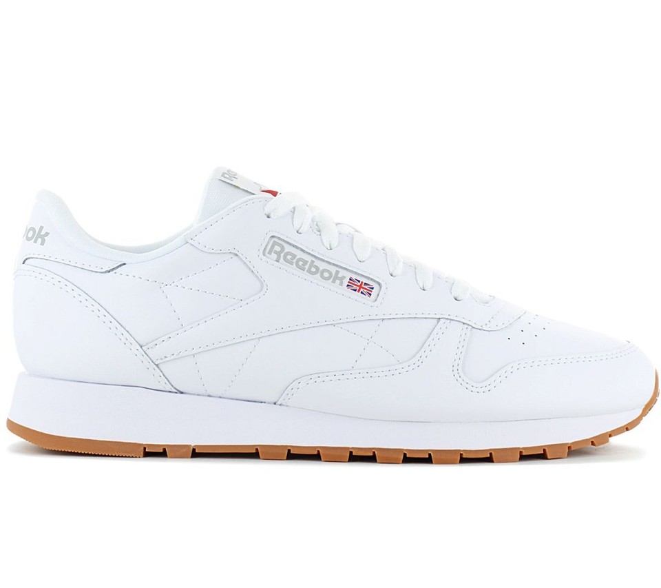 NEW Reebok Classic Leather - Men's Sneakers Shoes White 100008491 ...