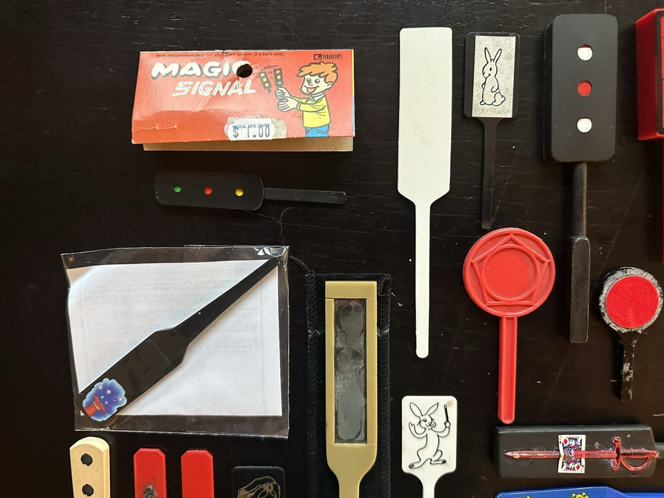 Giant lot of Paddle Tricks - vintage magic | eBay