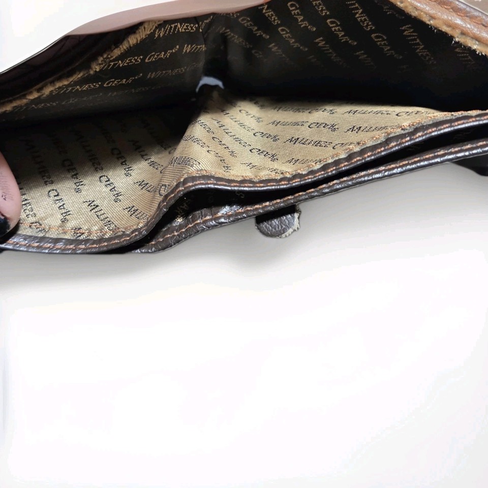 Witness Gear Men's Genuine Leather Tri-fold Wallet | eBay