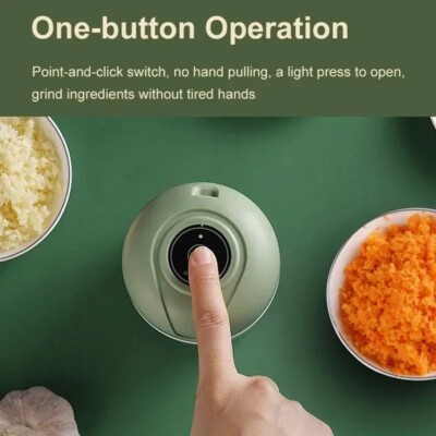 Mini Electric Garlic Chopper USB Meat Grinder Garlic Masher Machine | eBay