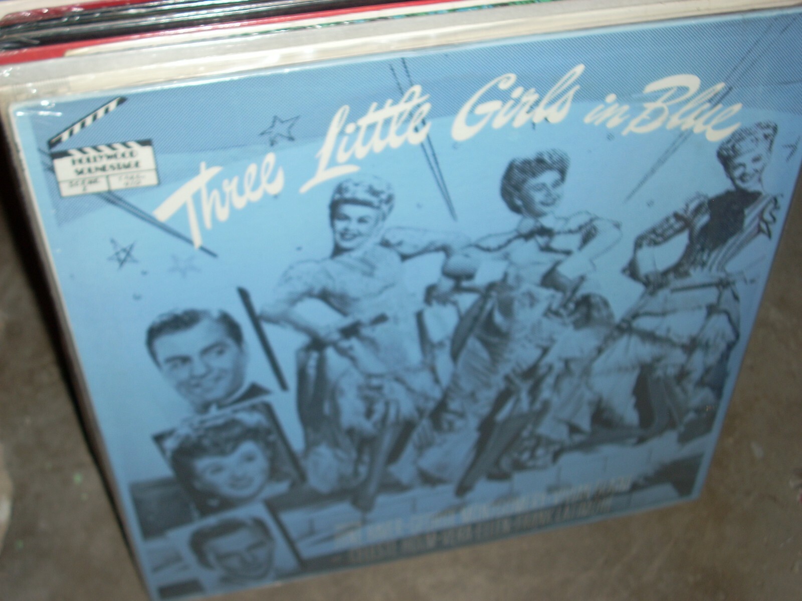 THREE LITTLE GIRLS IN BLUE june haver / george montgomery ( soundtrack ...