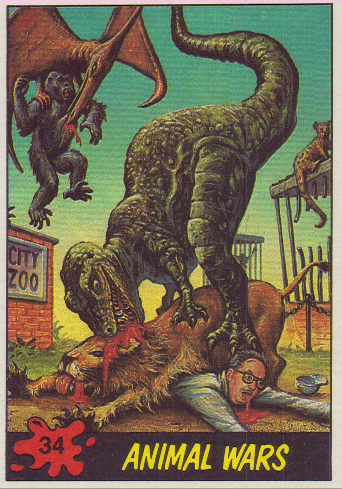 1988 TOPPS Dinosaurs Attack! - Singles / Pick / Select Card | eBay