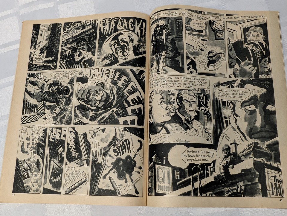 EERIE HORROR MAGAZINE # 30 VINTAGE RETRO TERROR SCARY BOOK COMIC BOOK ...