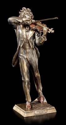 Niccolò Paganini Figur - Veronese Statue Bronze-Optik Musiker Geige | eBay
