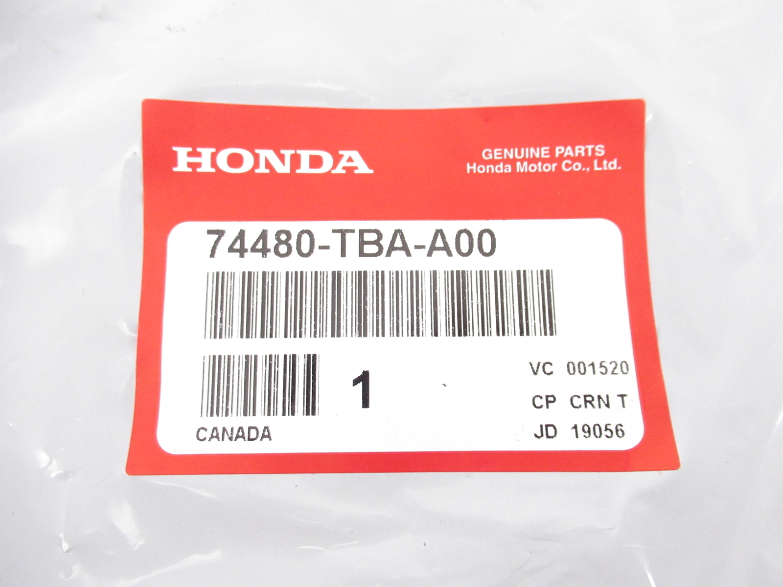 Genuine OEM Honda 74480-TBA-A00 Fuel Filler Adapter Assy 2016-2019 ...