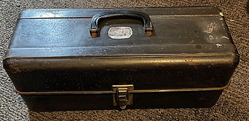 Vintage USA Liberty Steel Tackle Box 18” Fishing 3 Tray | eBay