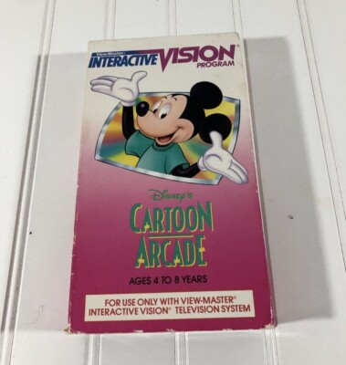 View Master Interactive Vision Program Disney's Cartoon Arcade Rare Vhs ...