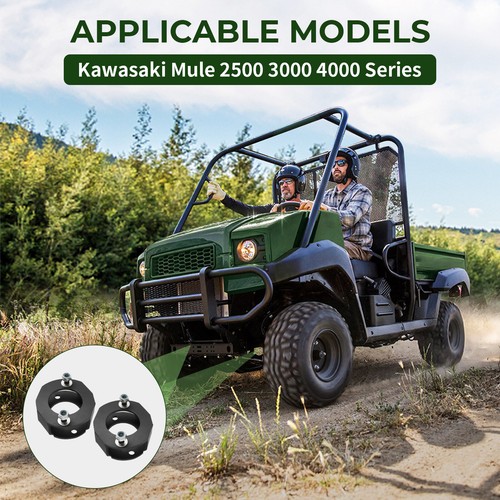 2" Front Lift / Leveling Spacer Kit For Kawasaki Mule 2510 3010 4010 ...