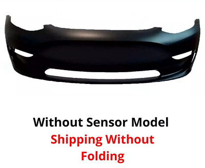 HQ For TESLA Model 3 FRONT Bumper Cover Black Primed Without Parking ...