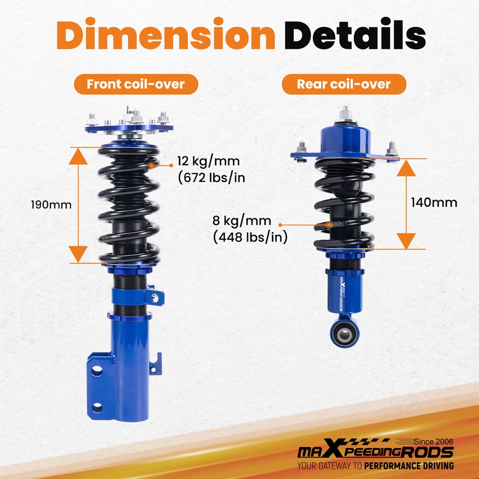 Coilover Suspension Replacement Kits for Toyota Celica T23 Coupe 2000-2006 | eBay Australia