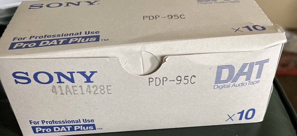 Sealed Box 10 New SONY PDP-95C Professional Pro DAT Plus Digital Audio Tape NEW! | eBay