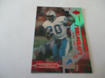 1999 Upper Deck Encore Red Foil Livewires Barry Sanders Card #15 | eBay