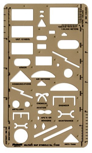 Pickett Military Map Symbols Template 1700I for sale online | eBay