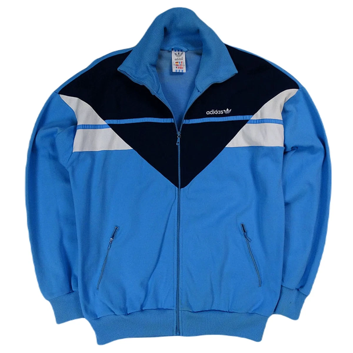 Vintage Adidas 80's Jacket Track Top Made In Yugoslavia