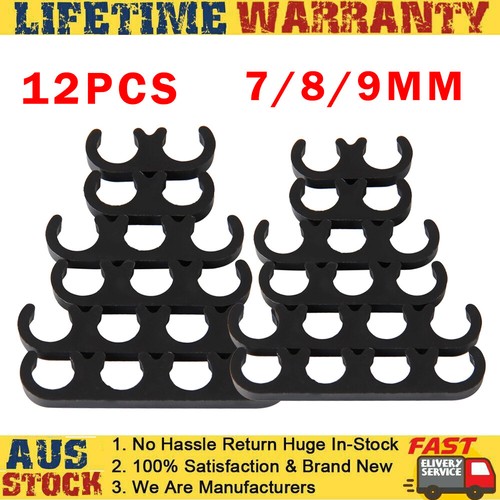 12PC Black Spark Plug Ignition Lead Separators Holders Suit 7MM 8MM 9MM ...