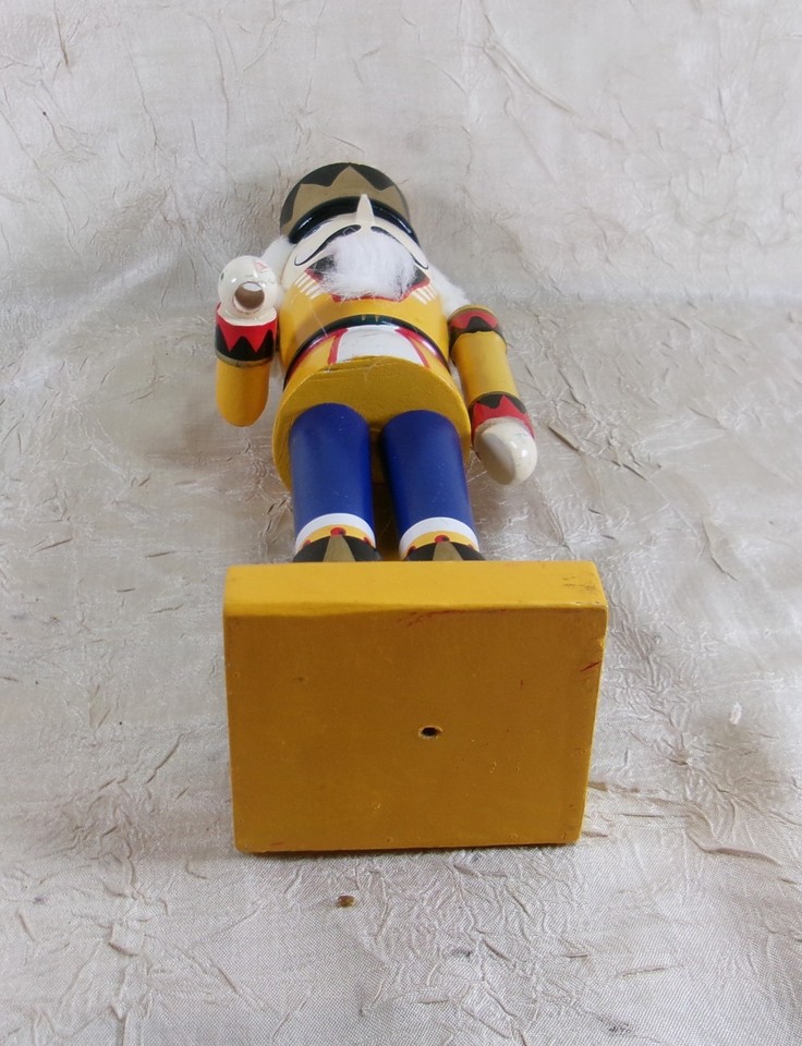 Yellow Nutcracker 13" Wooden Christmas Holiday Decoration - SEE ...