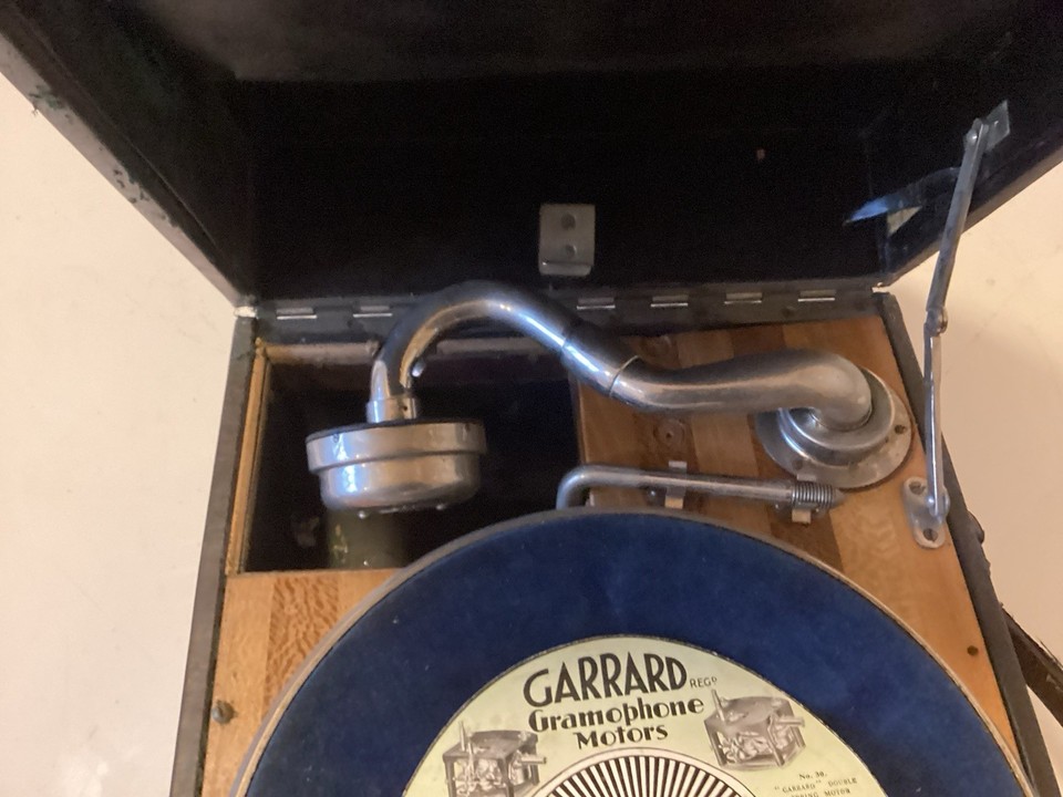 Garrard Big Ben Head Gramophone Working With 4 Boxes Needles See Pics ...