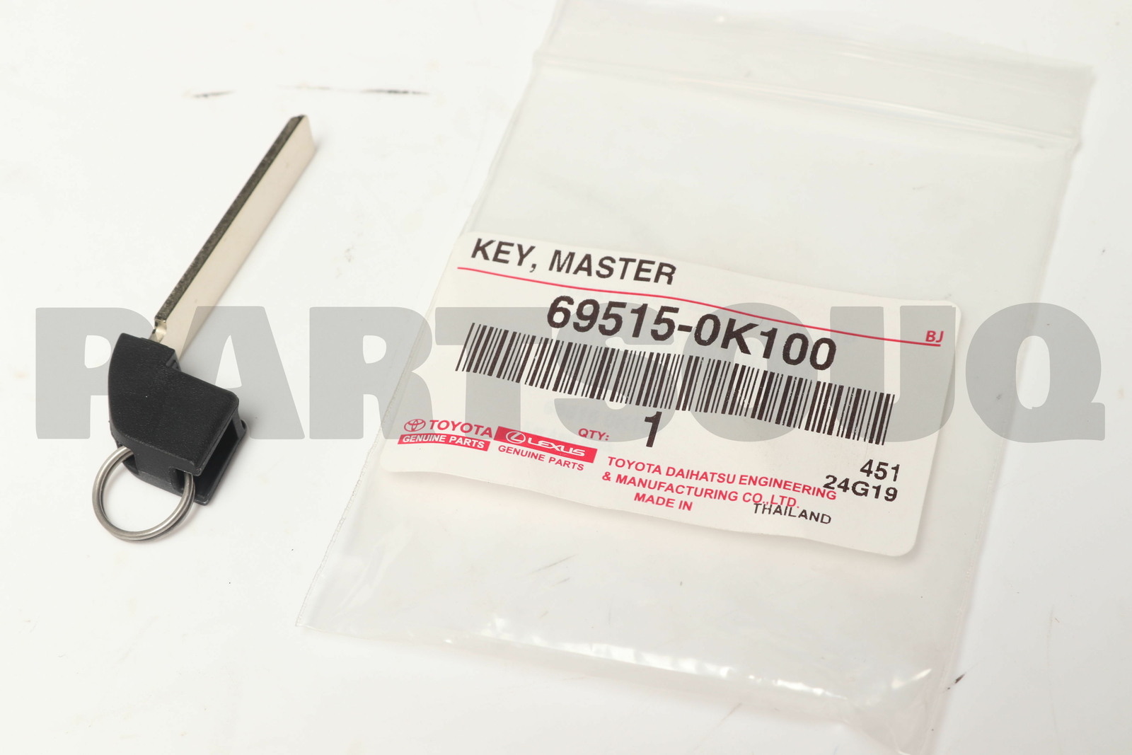 695150K100 Genuine Toyota KEY, MASTER 69515-0K100 | eBay