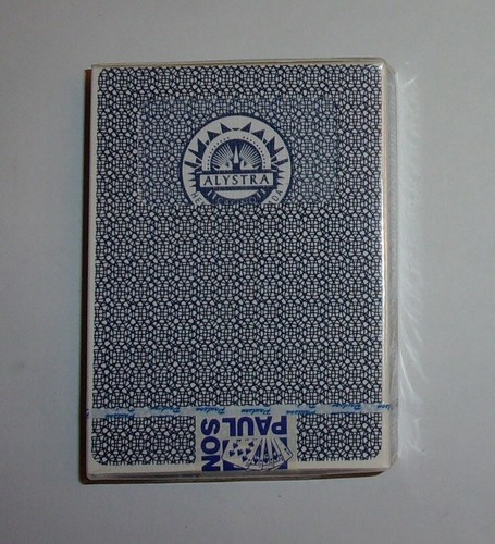 Paulson Paul Son Blue Playing Cards ALYSTRA CASINO Henderson NV 1995 ...