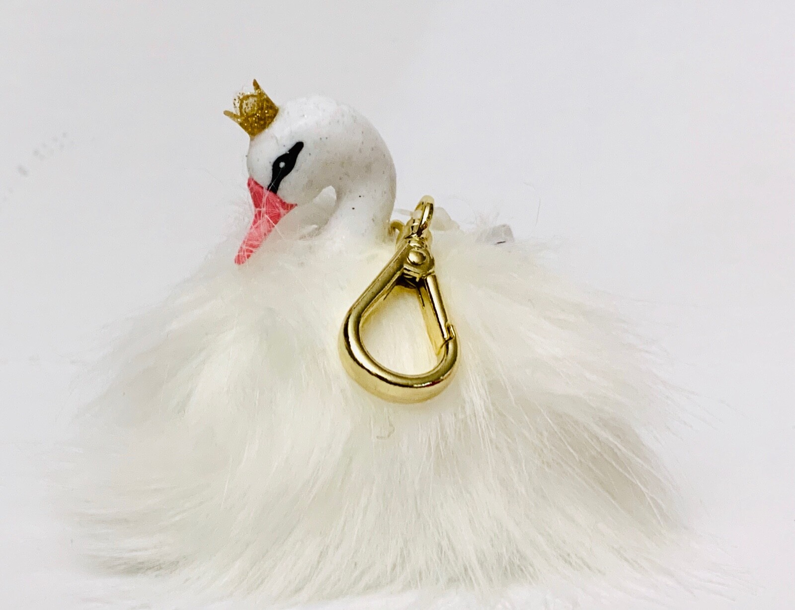 1 Bath & Body Works ROYAL WHITE SWAN POM Pocketbac Case Sanitier Holder ...