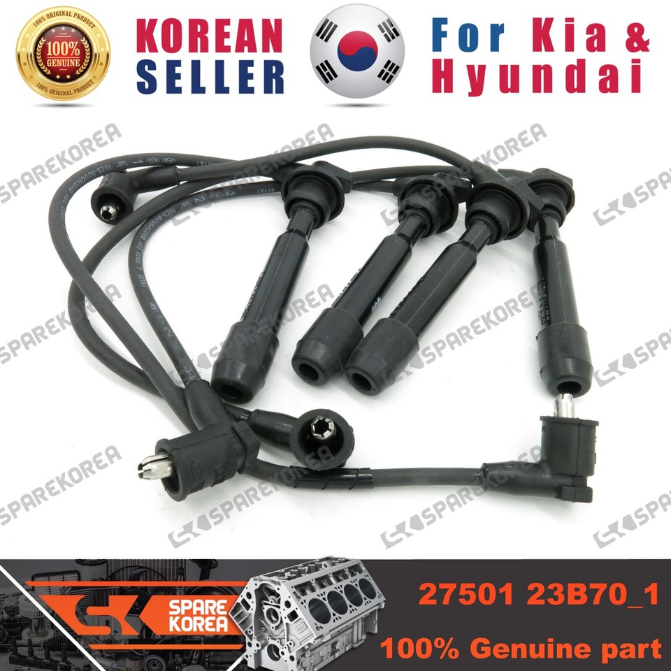 Genuine/OEM 2750123B70 CABLE SET-SPARK PLUG for Hyundai Avante XD ...