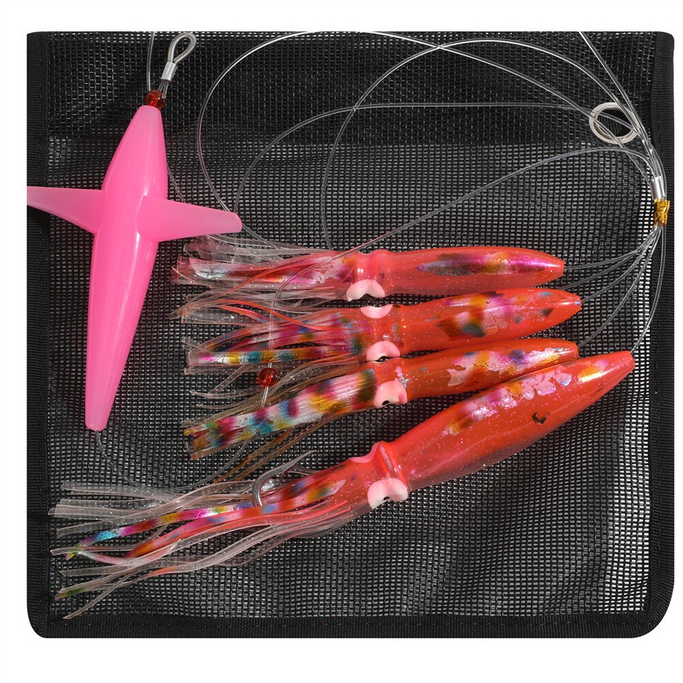 OCEAN CAT Saltwater Squid Trolling Lure for Marlin Tuna Mahi Mahi ...