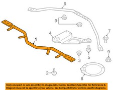 544b2-eg300 Nissan Bar Assy-cross Front 544B2EG300 Genuine OEM Part for ...