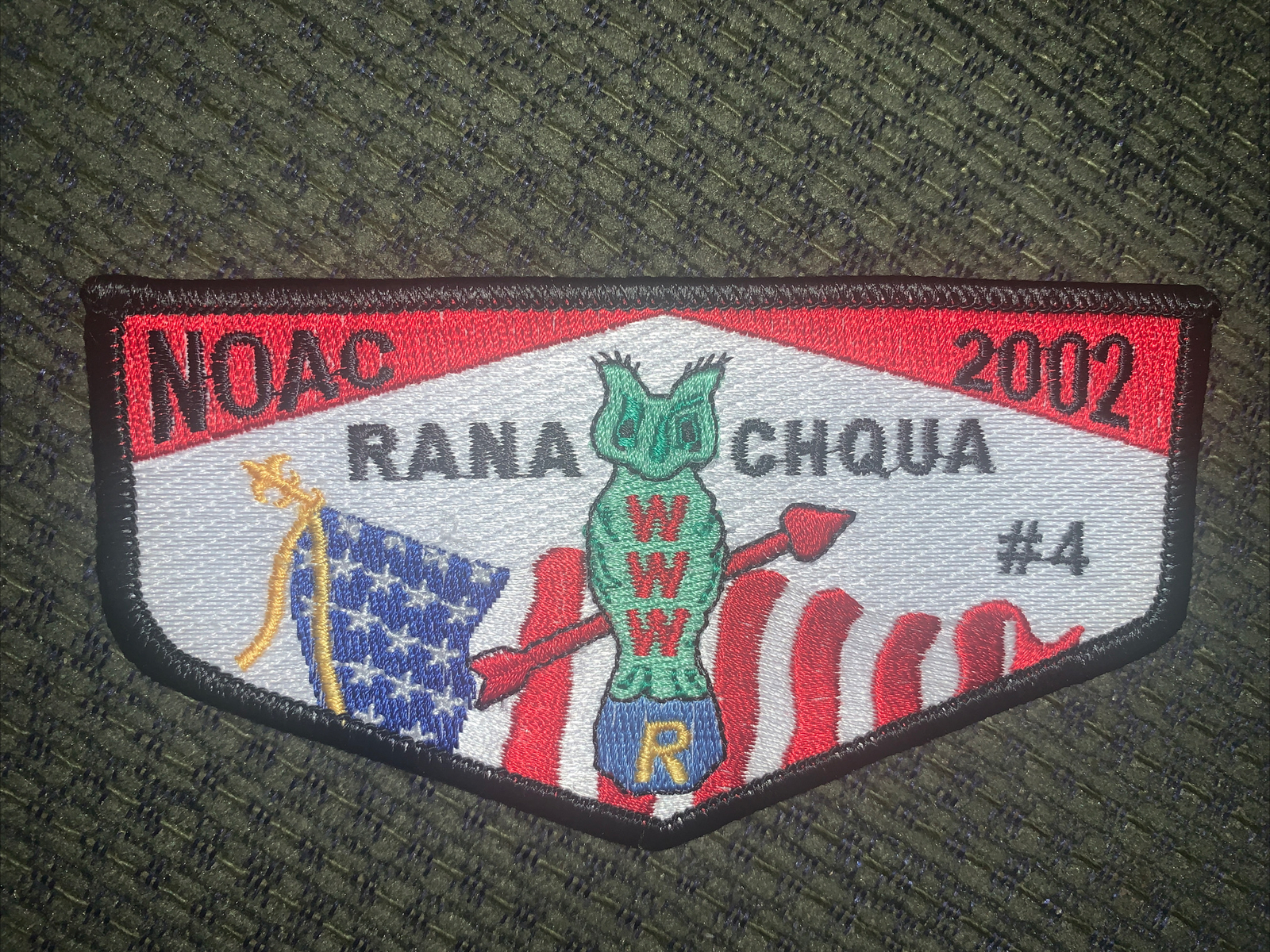 MINT OA Flap Lodge 4 Ranachqua Black Border 2002 NOAC | eBay