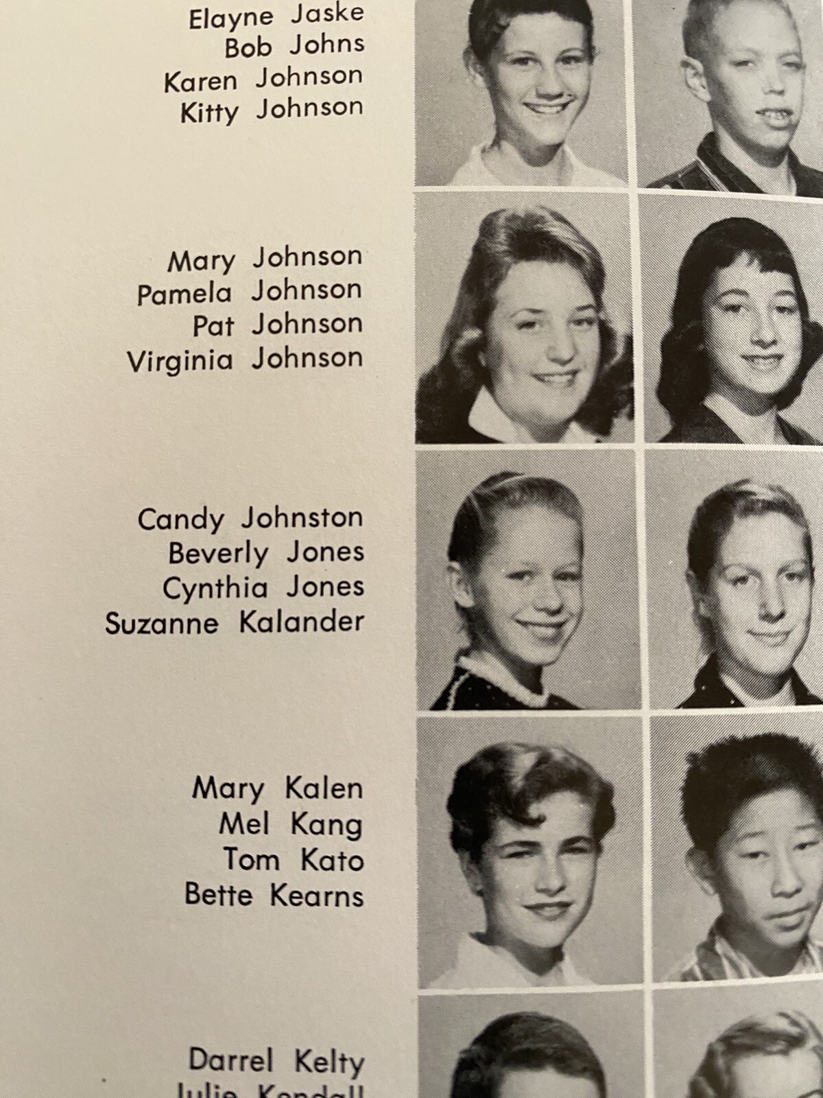 CANDY JOHNSON High School Yearbook BEACH BLANKET MOVIES Dancer Singer ...