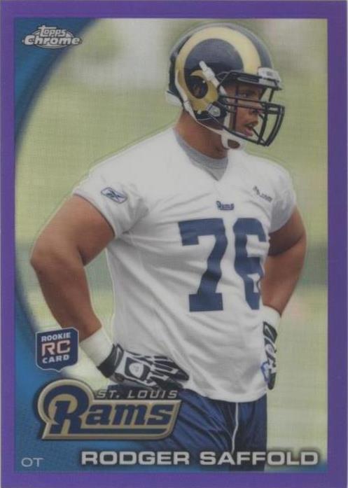 2010 Topps Chrome - Rodger Saffold #C144 Purple Refractor /555 (RC) for ...