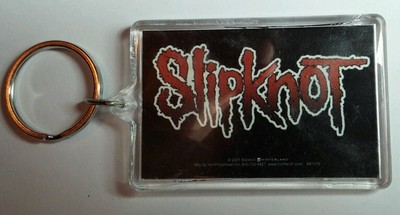 AS-IS SLIPKNOT NAME RED LETTERS BLACK KEY CHAIN KEYCHAIN | eBay