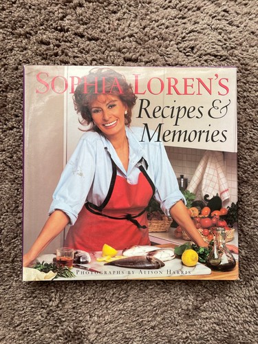 Vintage HC Cookbook: Sophia Loren's Recipes & Memories First Printing ...