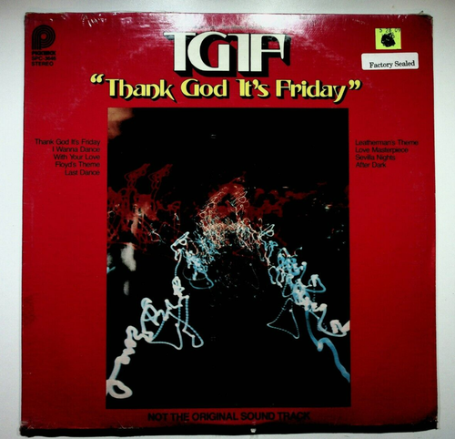 1978 TGIF Thank God It's Friday Music From Motion Picture Vinyl LP ...