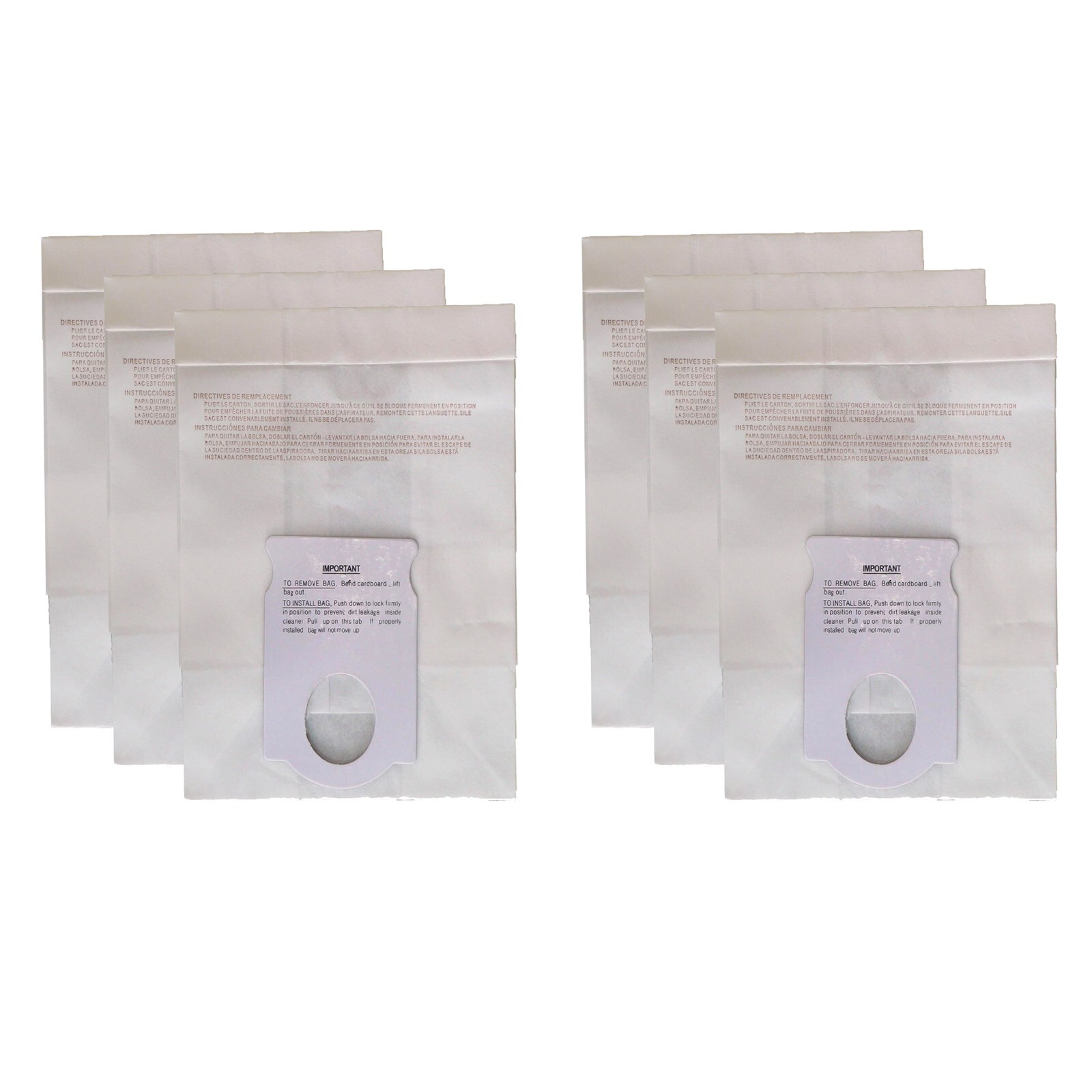 6 Fits For EnviroCare 115SW 5041 5045 20-5045 20-5041 Type H Vacuum ...