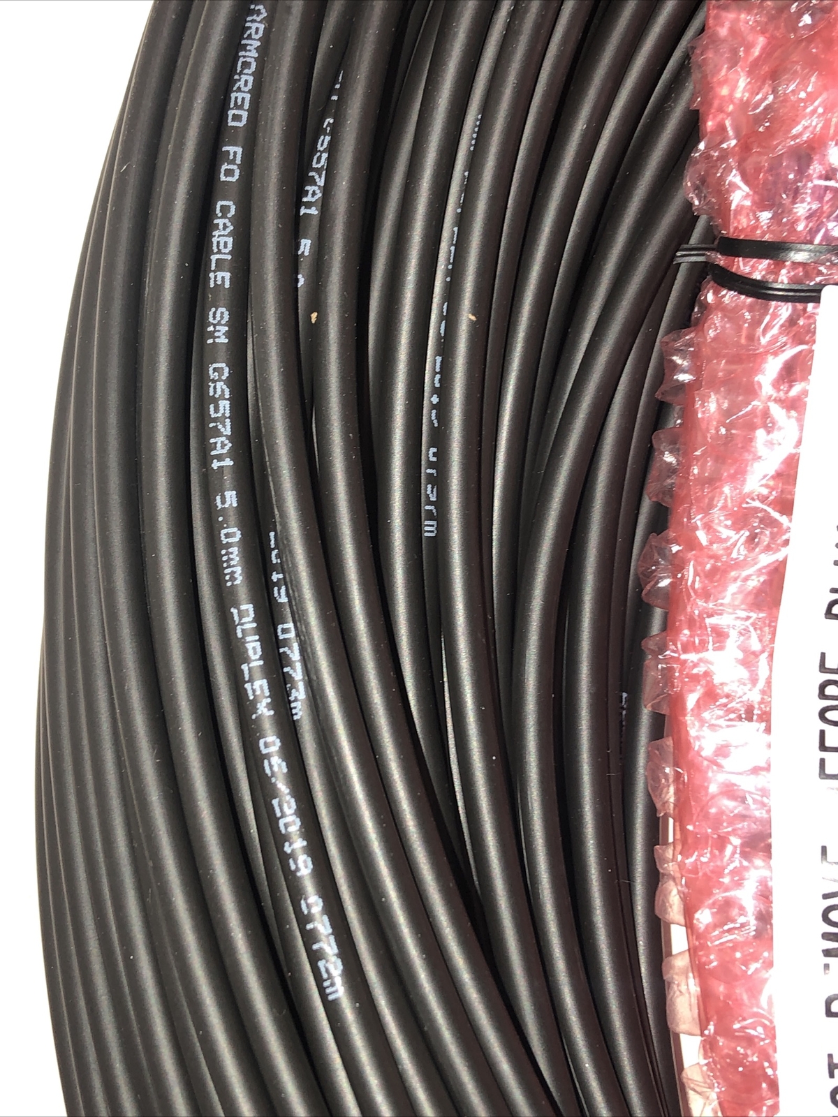 LEONI CABLE,FO,DUAL LC,120M,SM,55mm OPEN END, with M28 GLAND , AMOURED ...