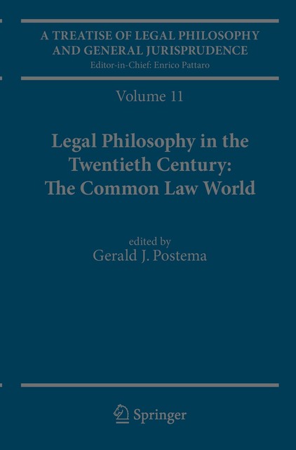 A Treatise of Legal Philosophy And General Jurisprudence von Gerald J ...