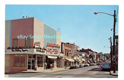 Spring Valley NY-BUSINESS DISTRICT LOOKING SOUTH-c1950s Postcard ...